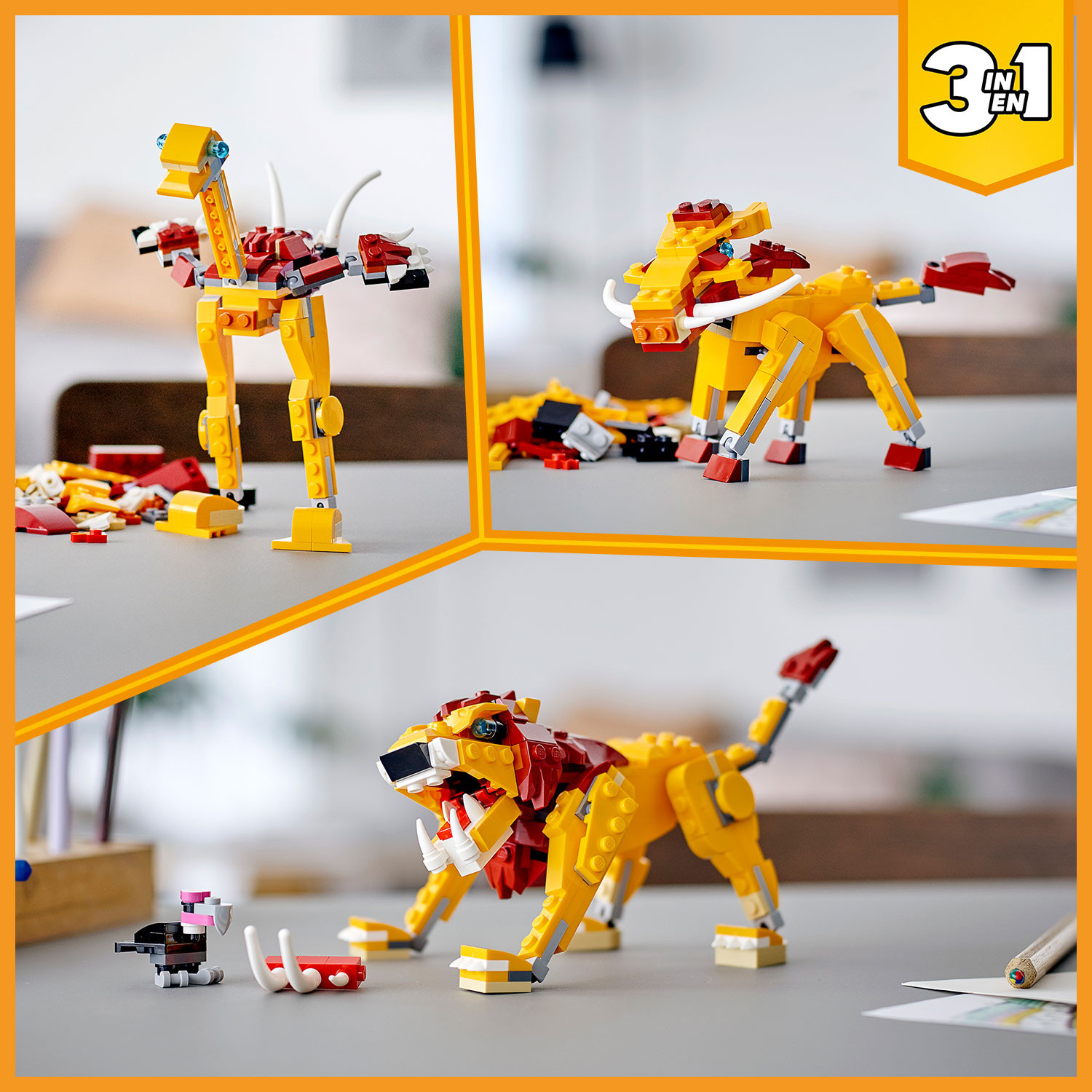 LEGO Creator 31112 Divoký lev